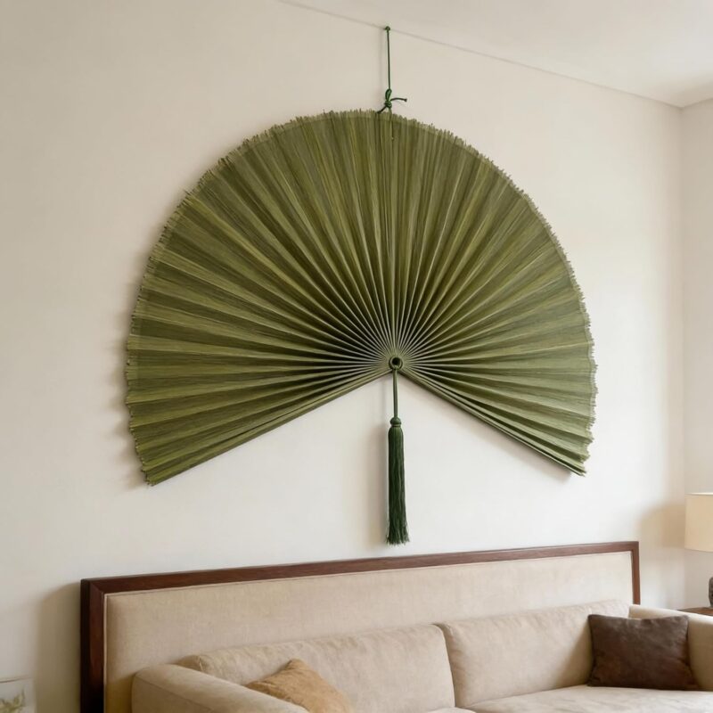 Fan Wall Decor – Handcrafted Bamboo Wall Fans - Chumdecor